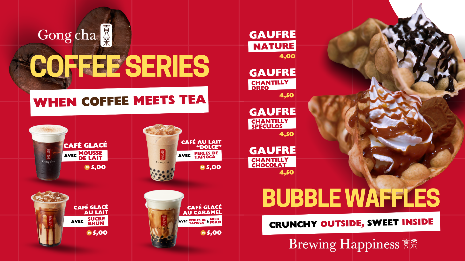 Menu | Gong Cha
